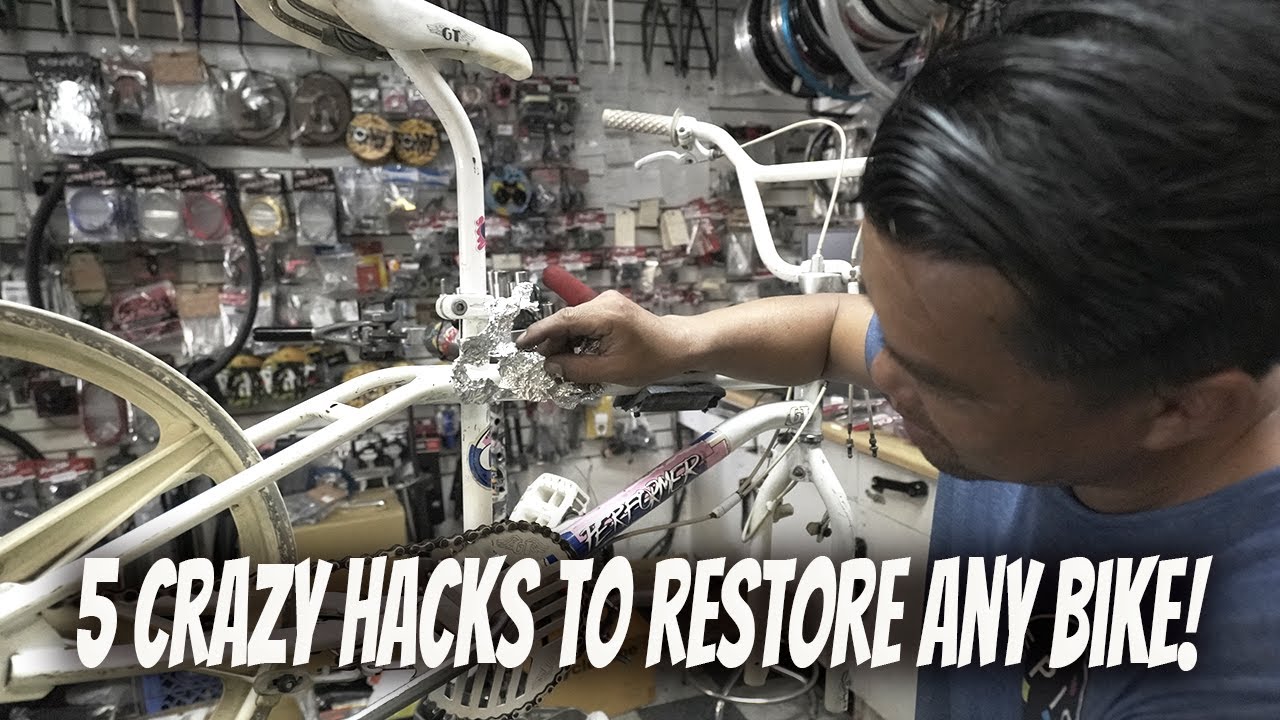 5 Crazy Bike Hacks To Restore Any Bike! - YouTube