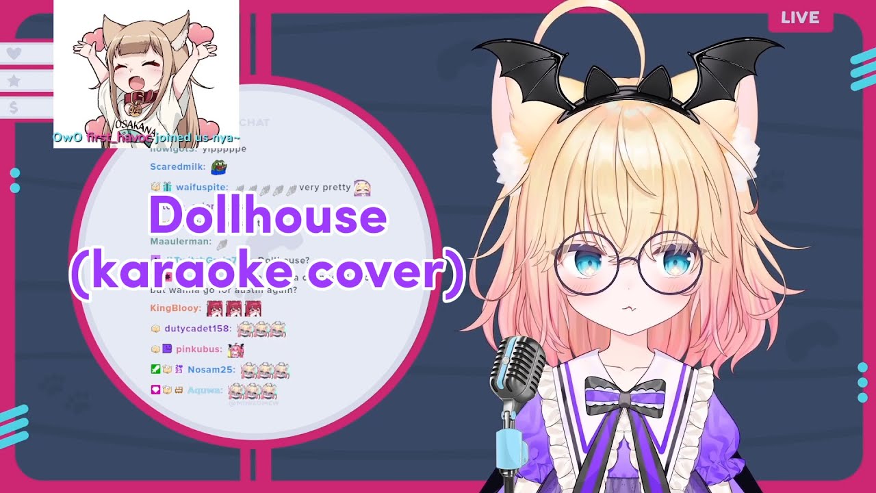 MinikoMew sings Dollhouse by Melanie Martinez - YouTube