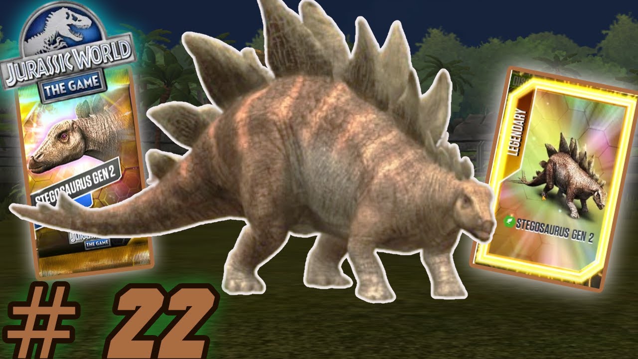 Stegosarus gen broj 2 ( Jurassic World the Game ) Epizoda 22 - YouTube