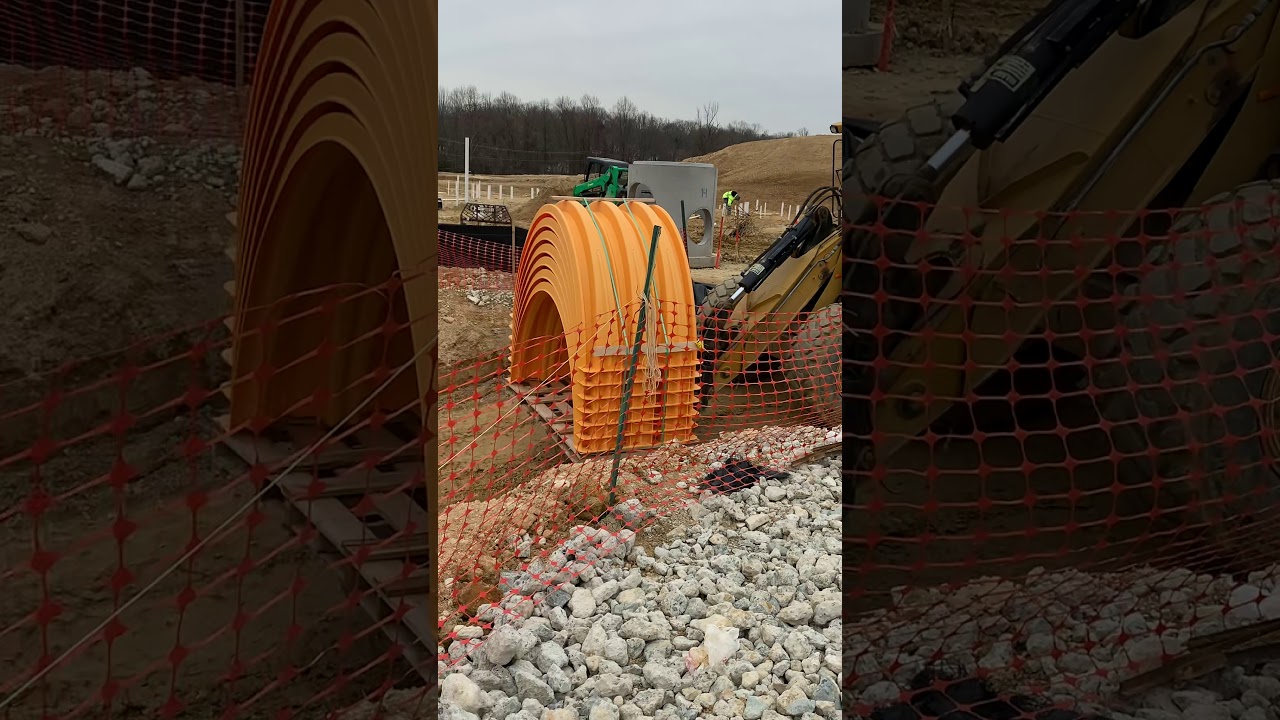 Installation of Underground Detention - YouTube