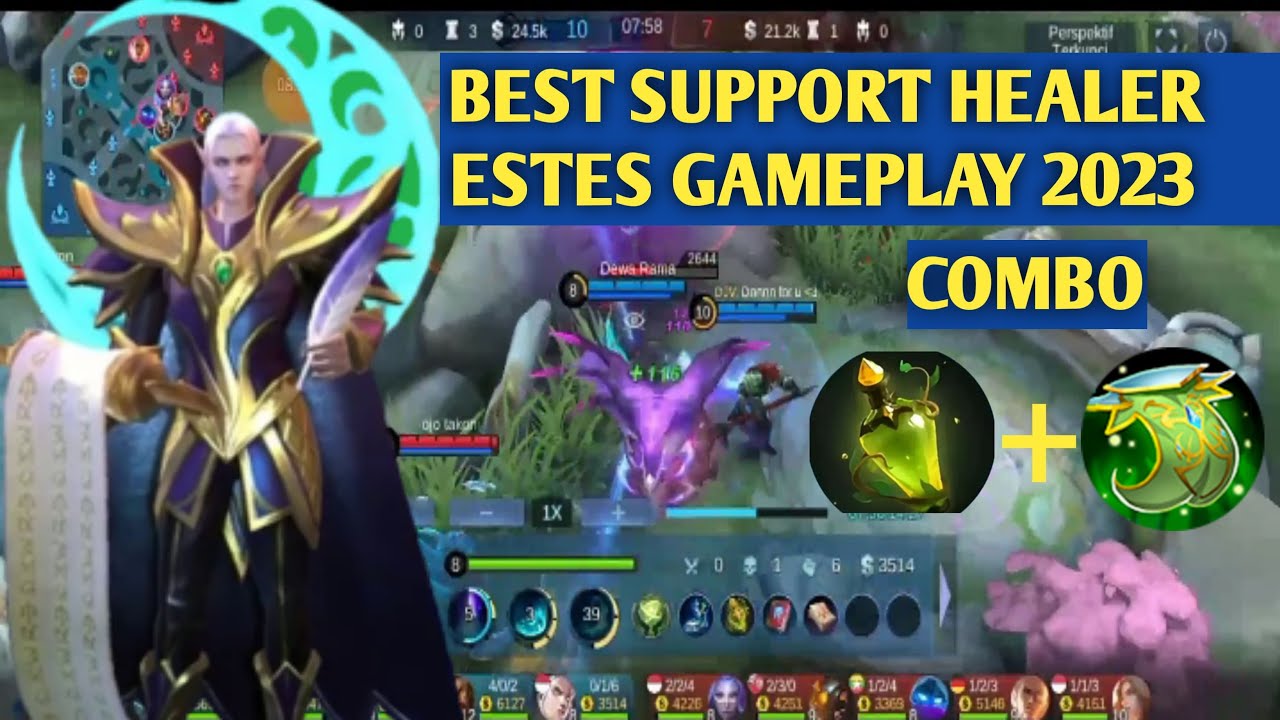 Best Healer Support Estes Gameplay | Mobile Legends - YouTube