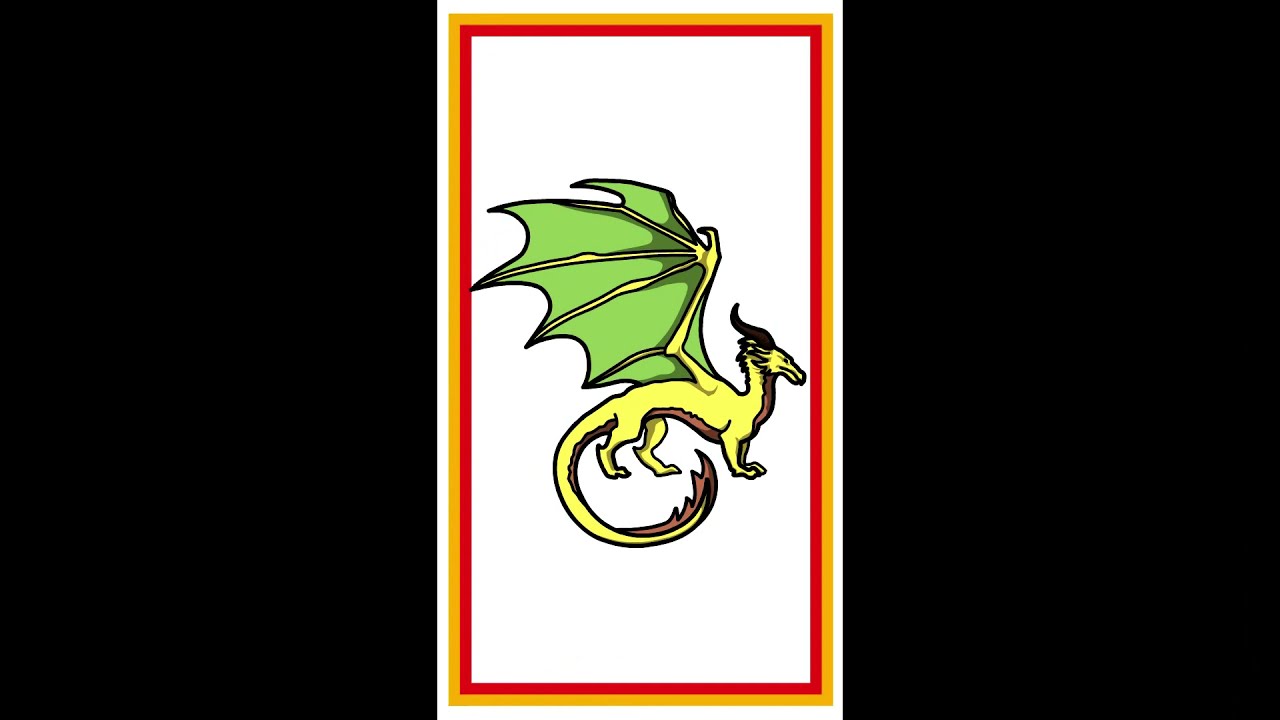 How to draw a Dragon | Flying Dragon Drawing by hina art and craft ...