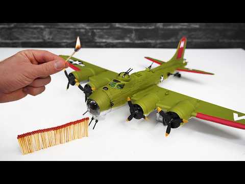 Match Chain Reaction -EPIC B-17 Air Battle- Amazing Fire Domino