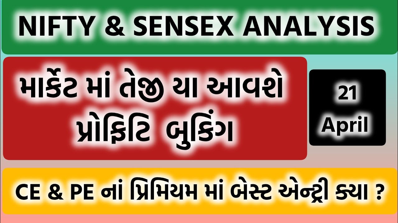 Nifty & Sensex Chart Analysis For Tomorrow || 21 April 2025 - YouTube