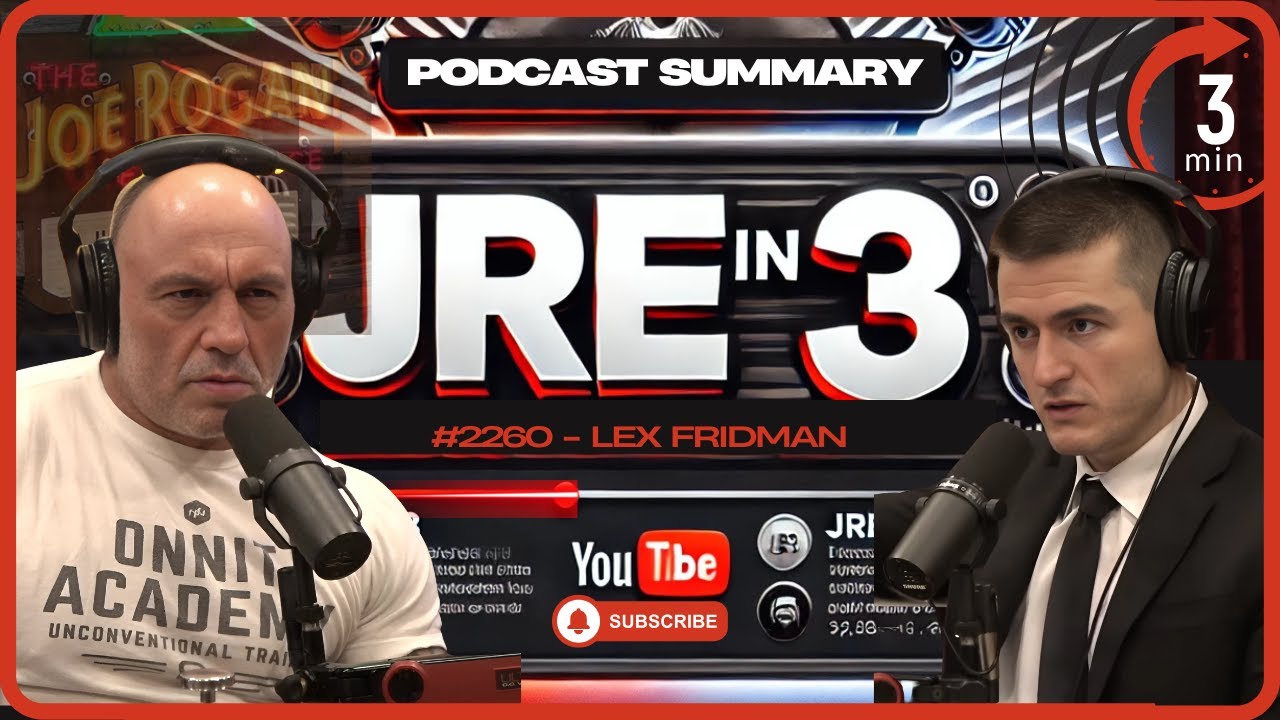 JRE in 3 #2260 with Lex Fridman | Zelenskyy, Genghis Khan, Starship ...