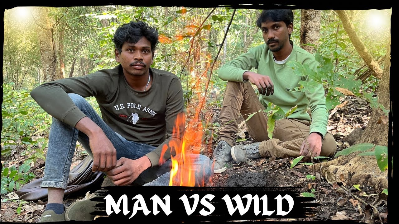 3 days Dual camping in the wild! ( No food, No water, No Shelter)#Man ...