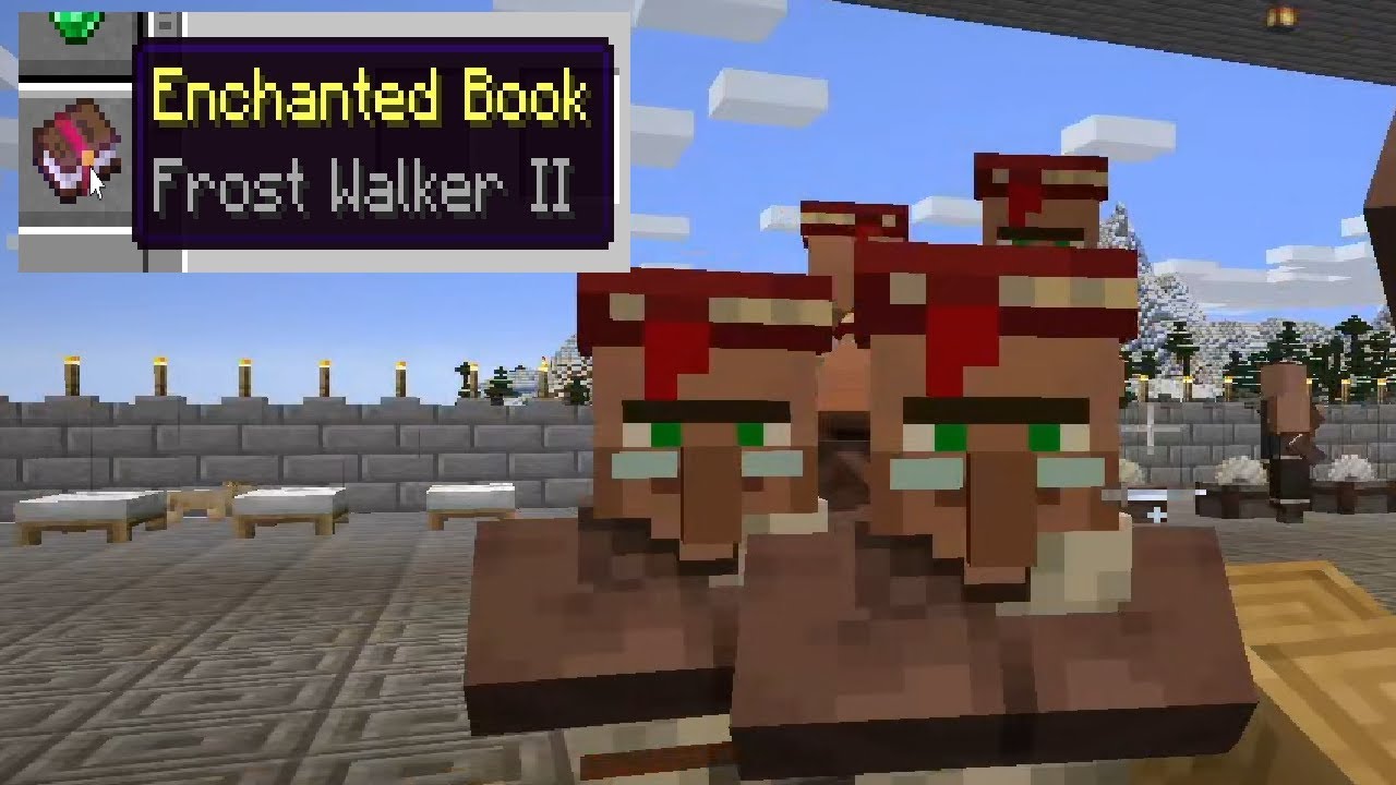 How I got Frost Walker 2 enchant for my boots so I could walk on water ...