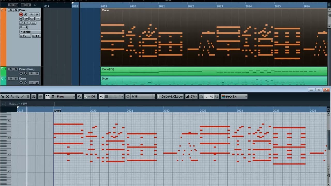 学歴の音がする【MIDIアニメ】【MIDIアート】 - YouTube