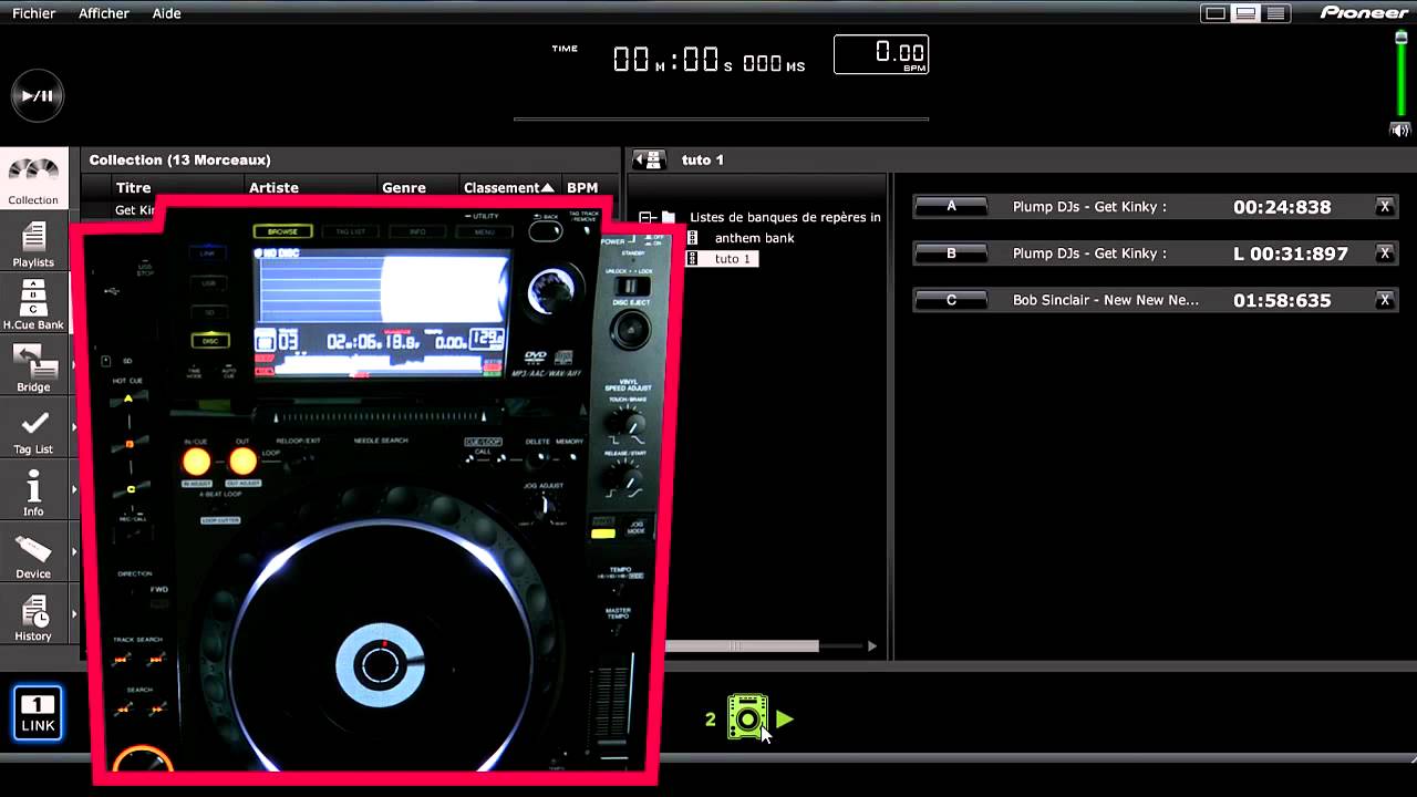 Tutorial rekordbox 10 - Hot cue et CDJ-2000 (français) - YouTube