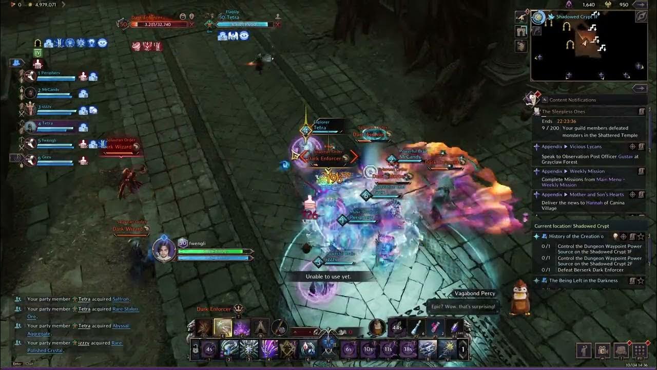 Throne and Liberty Crossbow/Dagger pve Shadowed Crypt farming 8 - YouTube