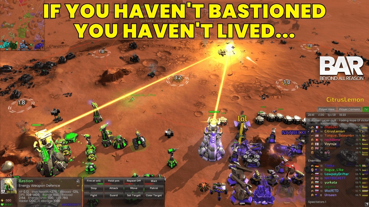 The Ultimate Noob BAR Winning Guide | How To Be The Team Anchor In 8V8 | Beyond All Reason Guide ...