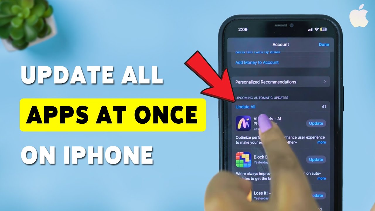 Update All Apps At Once On iPhone | Enable Automatic iPhone App Updates ...