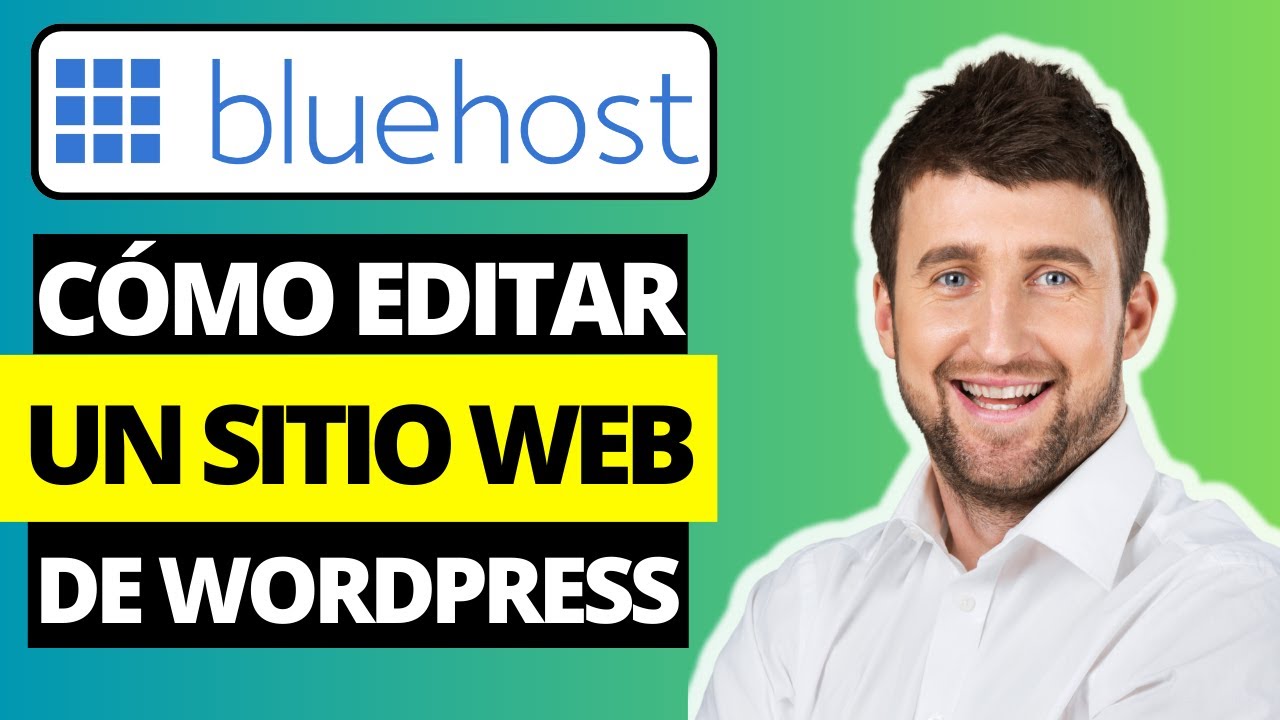 Cómo editar un sitio web de Wordpress en Bluehost - YouTube