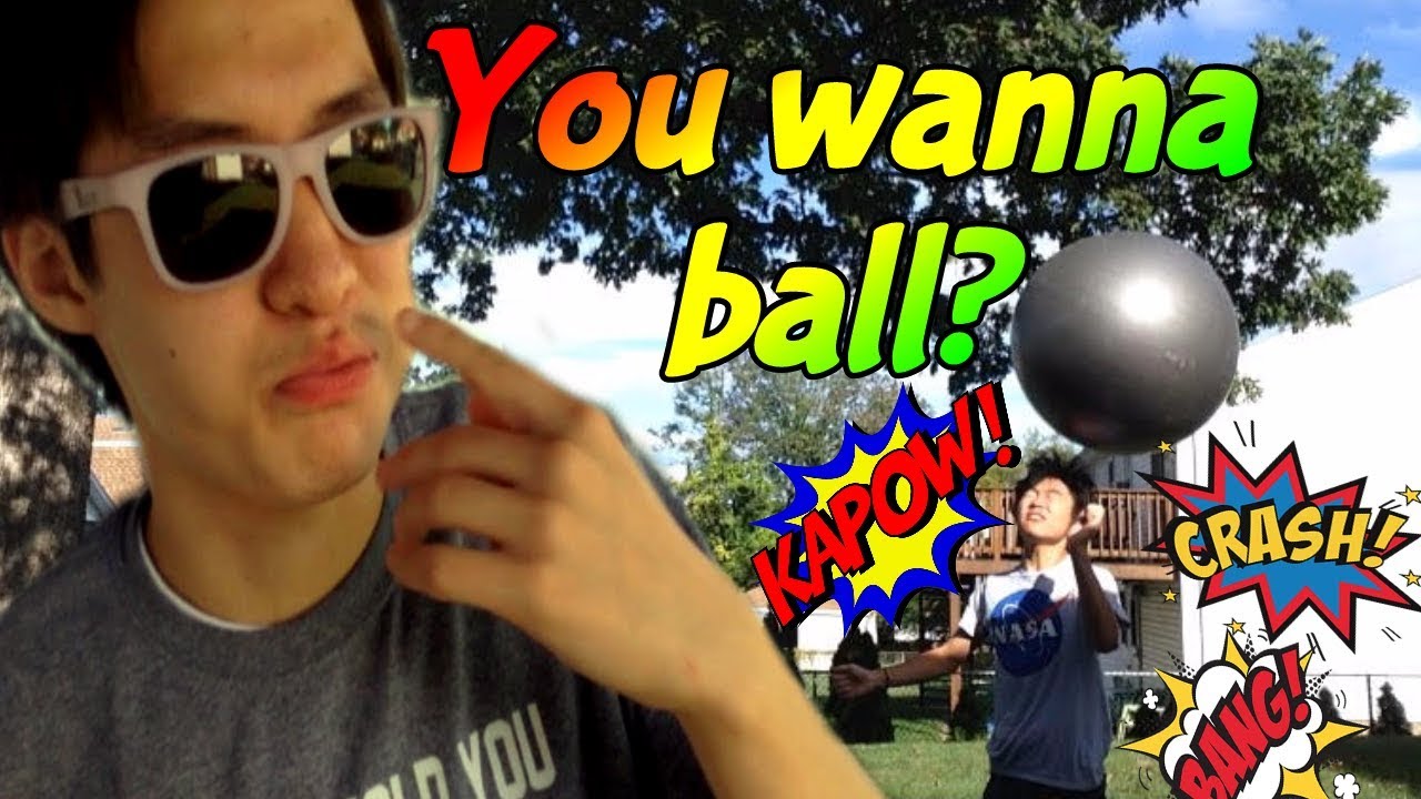You wanna ball? |A.k.a. Me getting hit in the face with a yoga ball ...