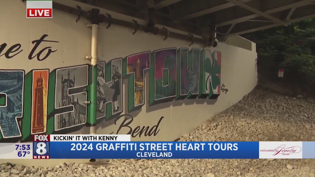 Explore Cleveland street art - Kenny previews 2024 Graffiti Street ...