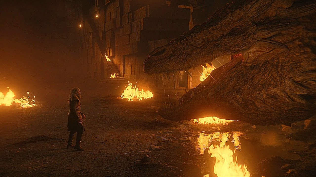 Hugh Hammer Claims Vermithor Full Scene | House of the Dragon | - YouTube