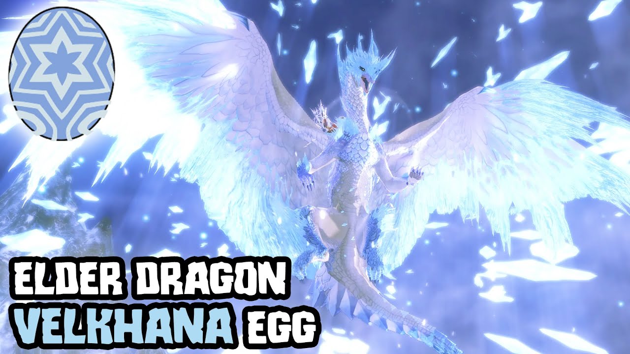 VELKHANA ELDER DRAGON EGG TERGA AND LOLOSKA SUPER RARE MONSTER DEN ...