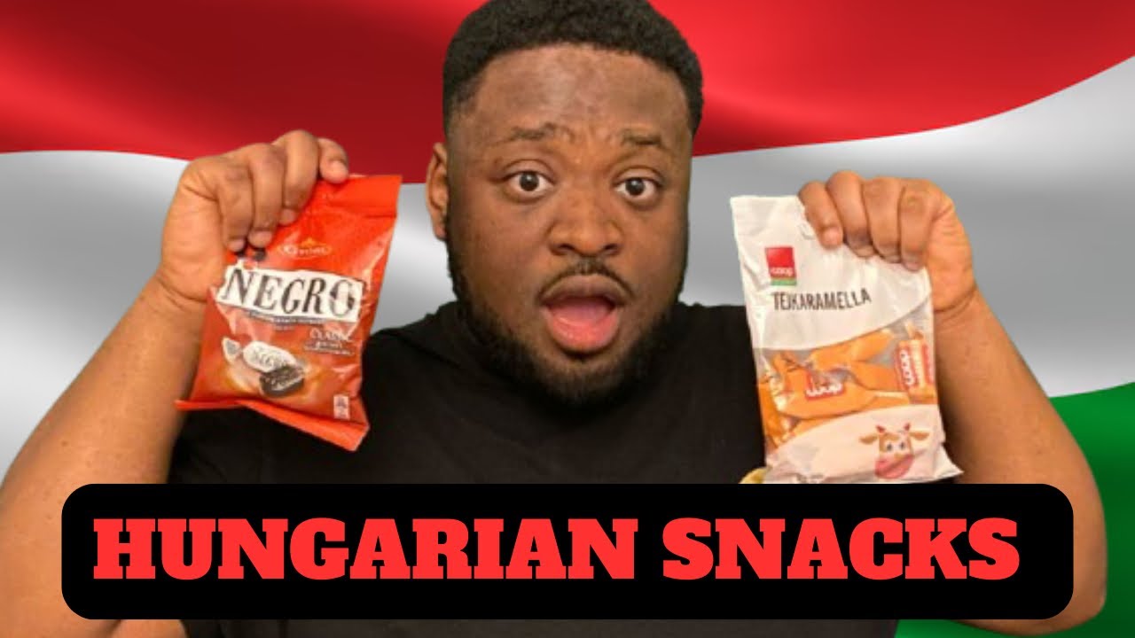 TRYING HUNGARIAN SWEETS/SNACKS #hungary #magyar - YouTube