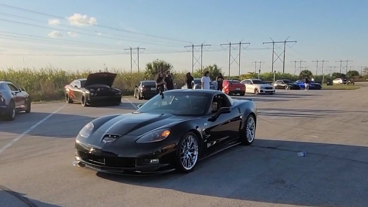 C6 ZR1 vs Hellcat CAI Catless 93 Weight Reduction - YouTube