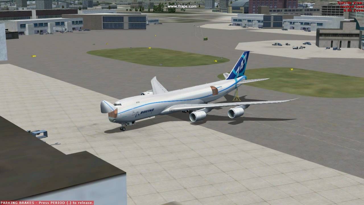 Project Opensky 747-8F Test 2 FSX - YouTube