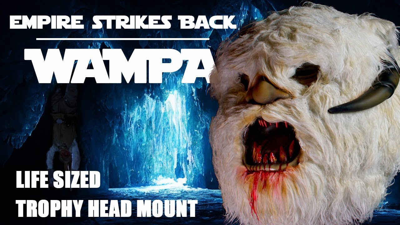 3D Printed Massive Life Sized Wampa Head | Star Wars | Empire Strikes Back #howto - YouTube