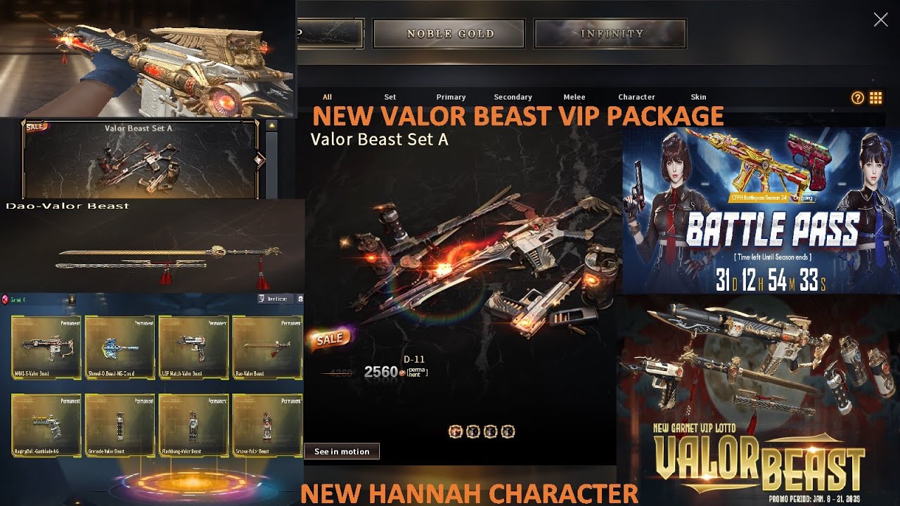 NEW VALOR BEAST VIP PACKAGE CROSSFIRE PHILIPPINES 2025 - YouTube