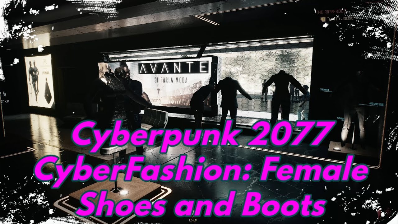 Cyberpunk 2077 CyberFashion: Female Shoes and Boots - YouTube