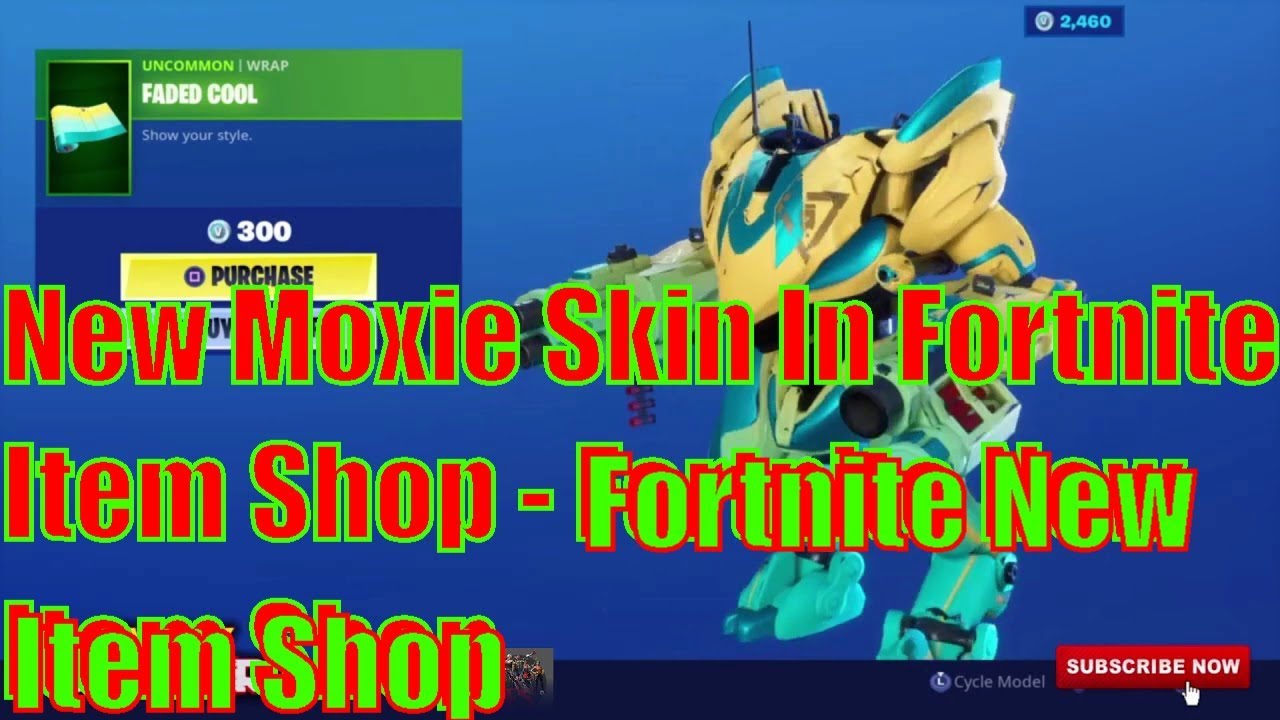 New Moxie Skin In Fortnite Item Shop - Fortnite New Item Shop The Moxie ...