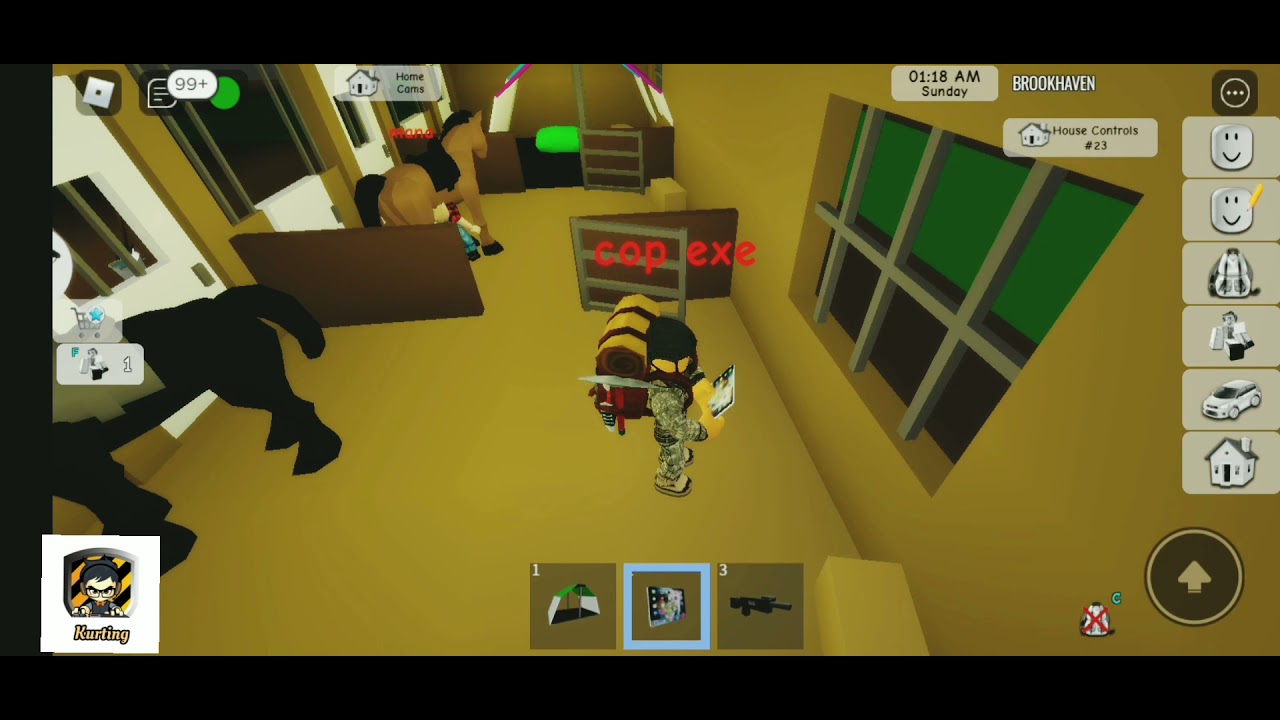 We slept in the stable in Brookhaven ||Roblox - YouTube