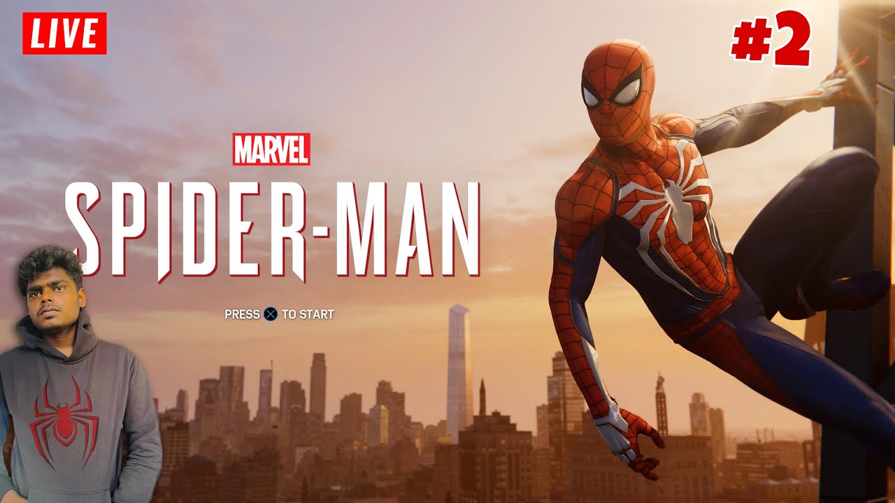 Spiderman Story Mode 🔥#2| gameplay Face cam| tamil live - YouTube