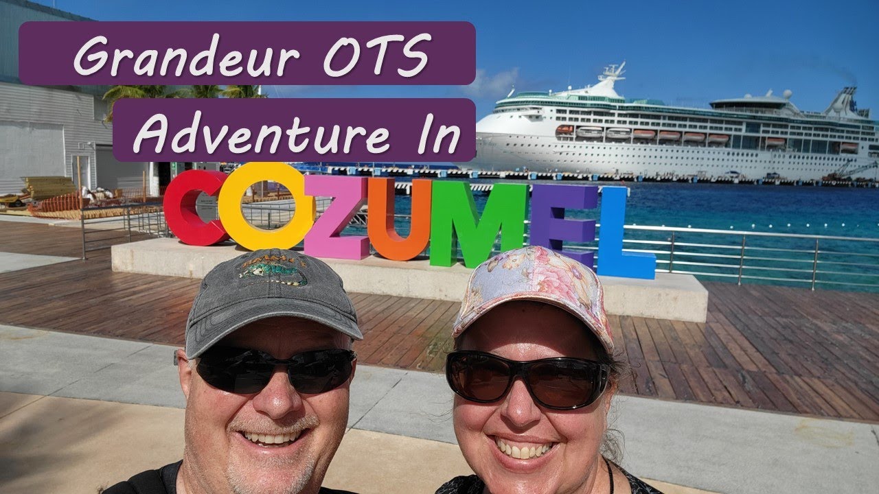 Grandeur of the Seas Day 4 - Cozumel Bar Hop and port runners - YouTube