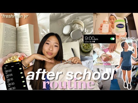 Nachmittagsroutine an der High School ⭐️☁️ (realistisch, produktiv, für Erstklässler)