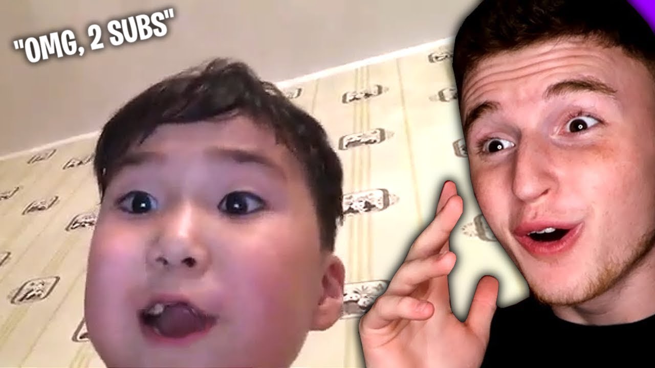 Kid FREAKS OUT over hitting 2 subscribers.. - YouTube