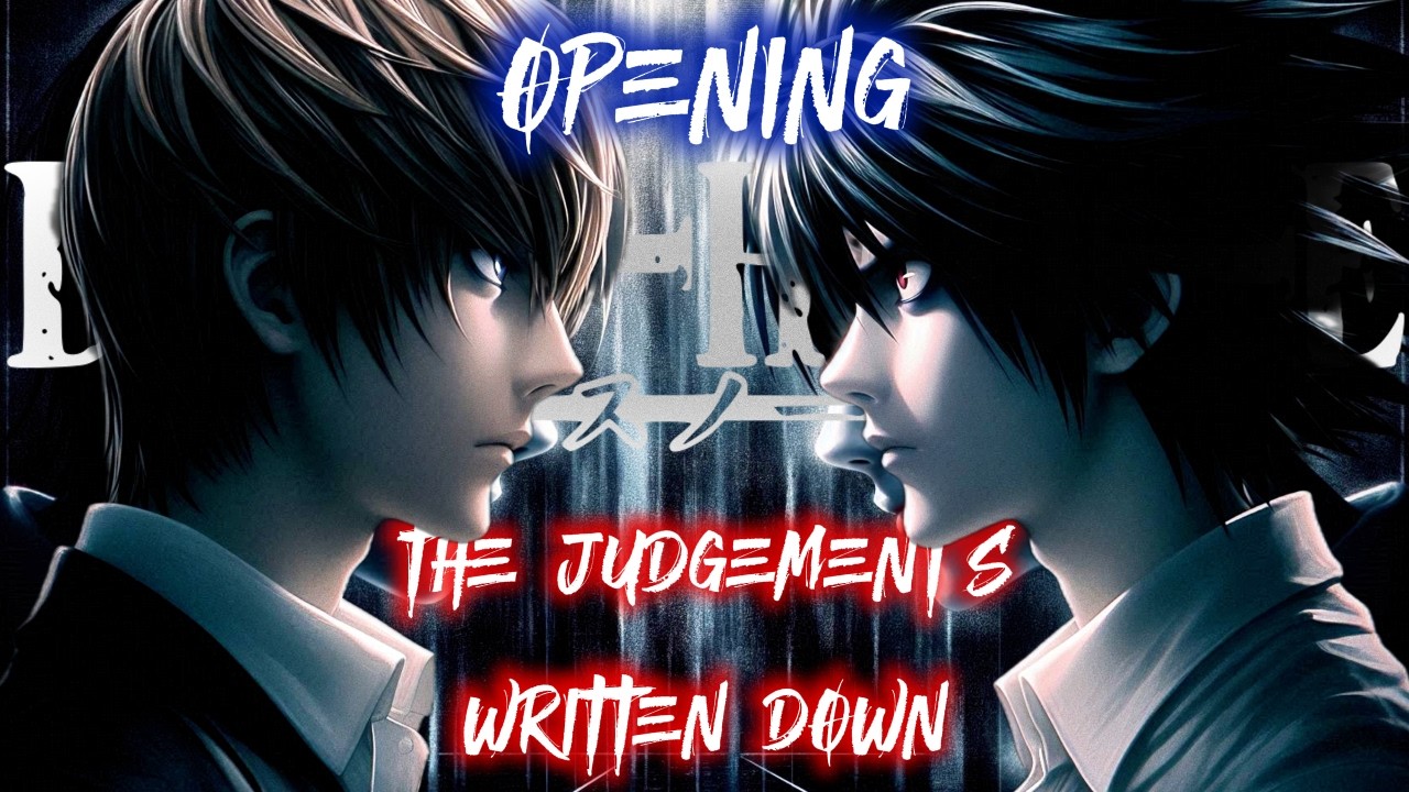 Death Note | The Judgement’s Written Down | OPENING ENG-ITA - YouTube