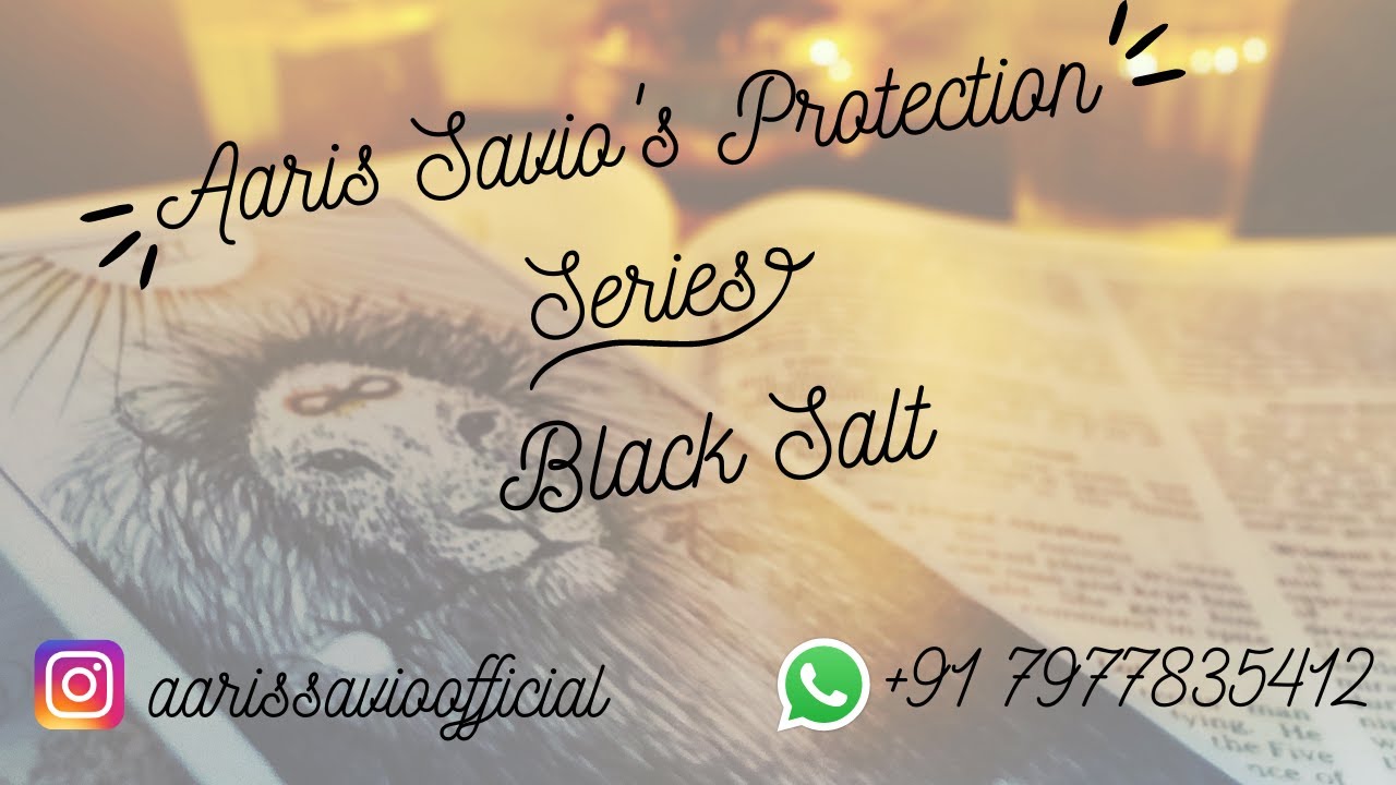 Hoodoo Protection Series : Black Salt how to make and use - YouTube