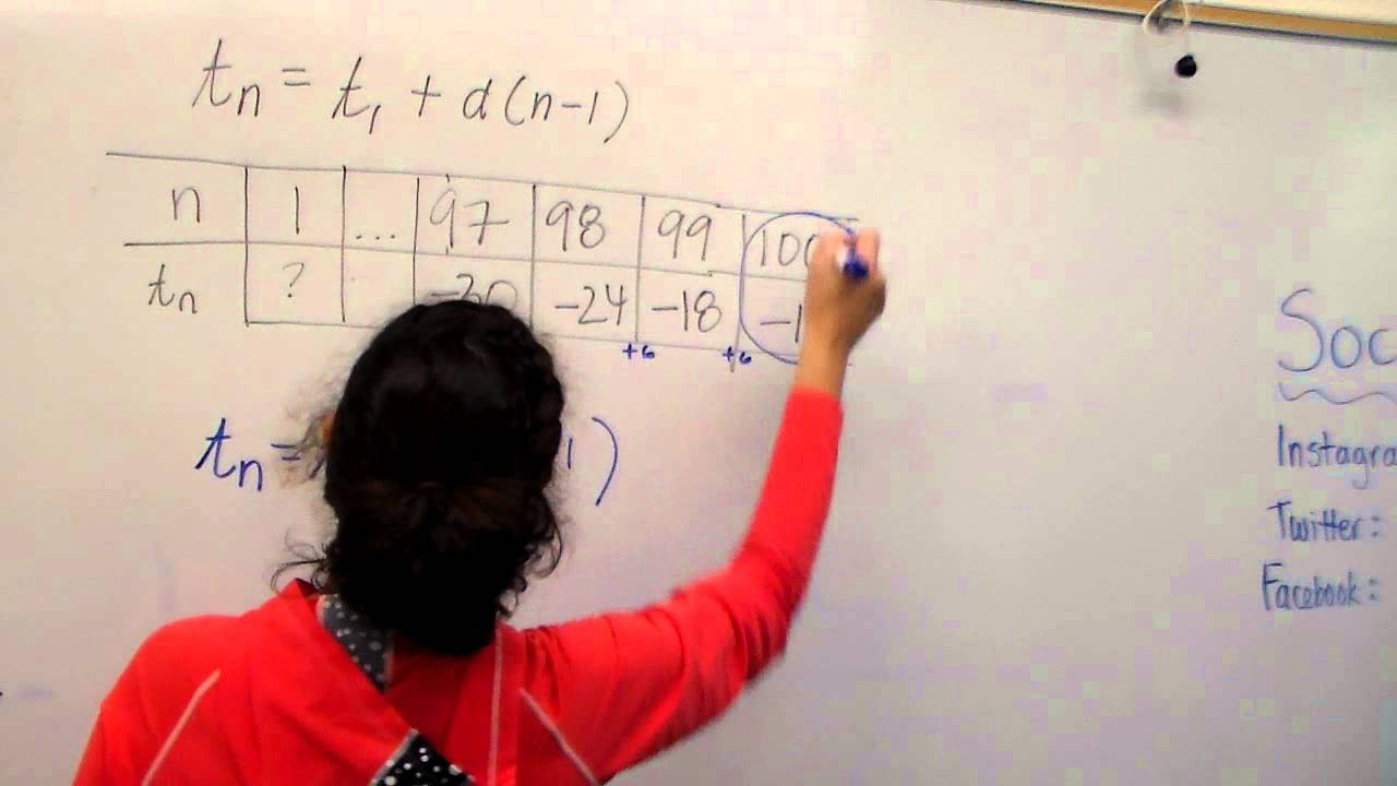 finding the 1st term - YouTube