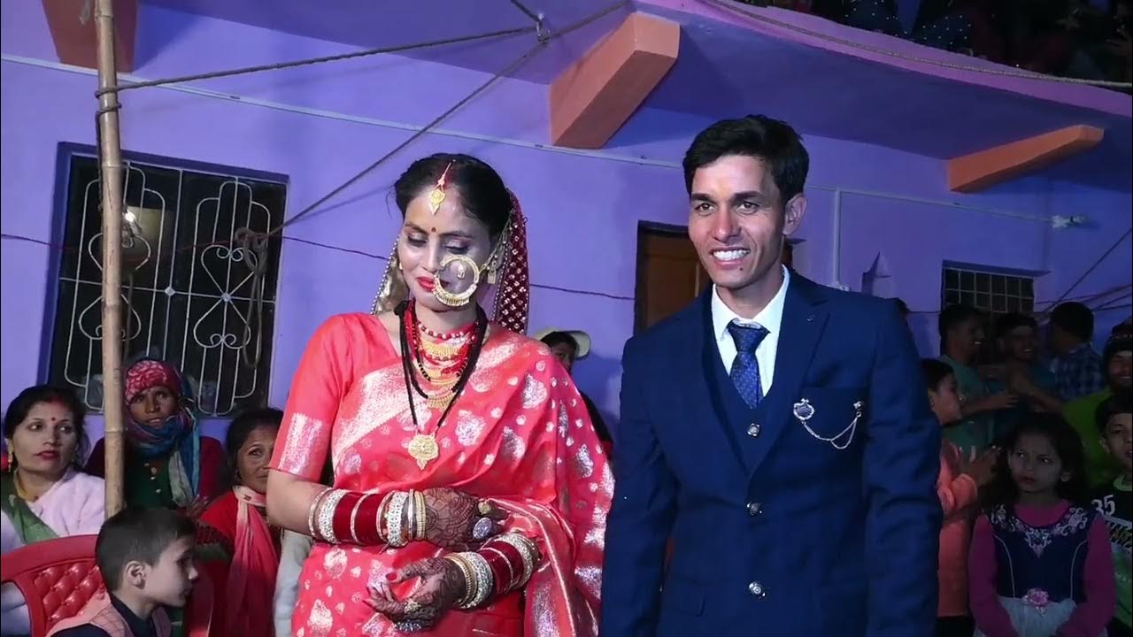 🌹🌹, couple dance Garhwali gane mein Himanshu weds Poonam🌹🌹 - YouTube