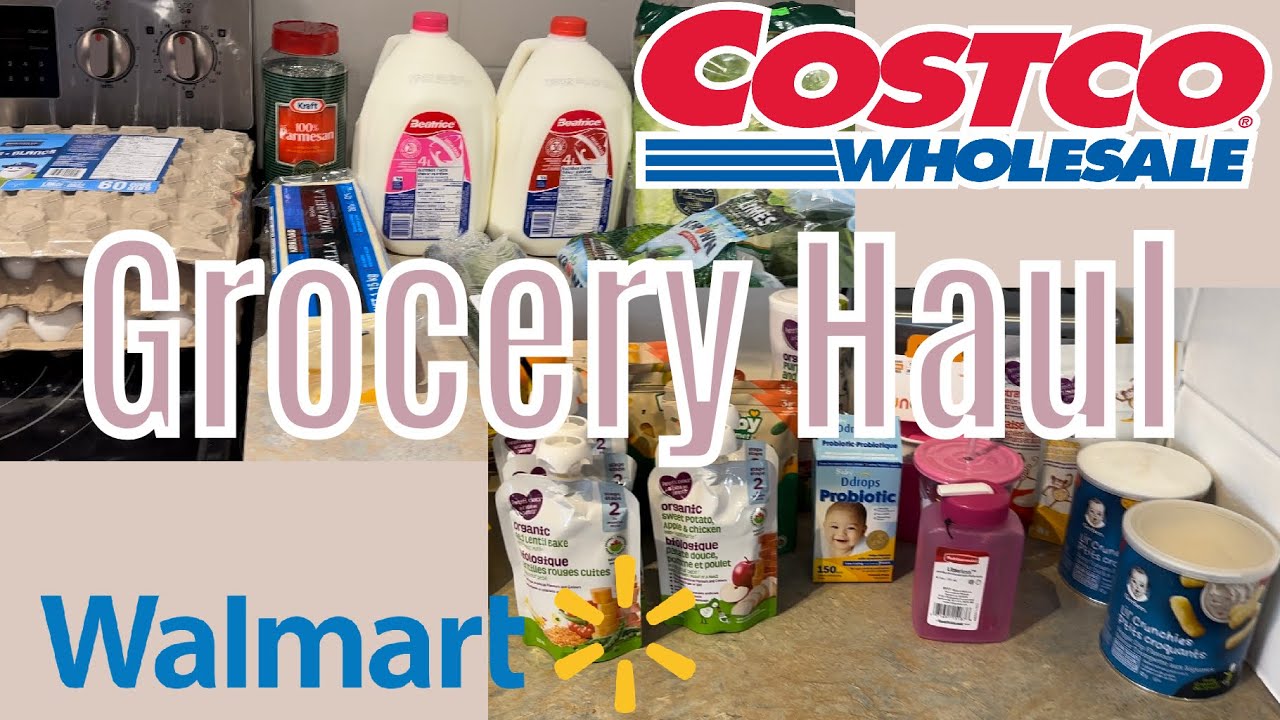 *Realistic* Grocery Haul March 2023 | Walmart and Costco Grocery Hauls | At Home With Alee - YouTube
