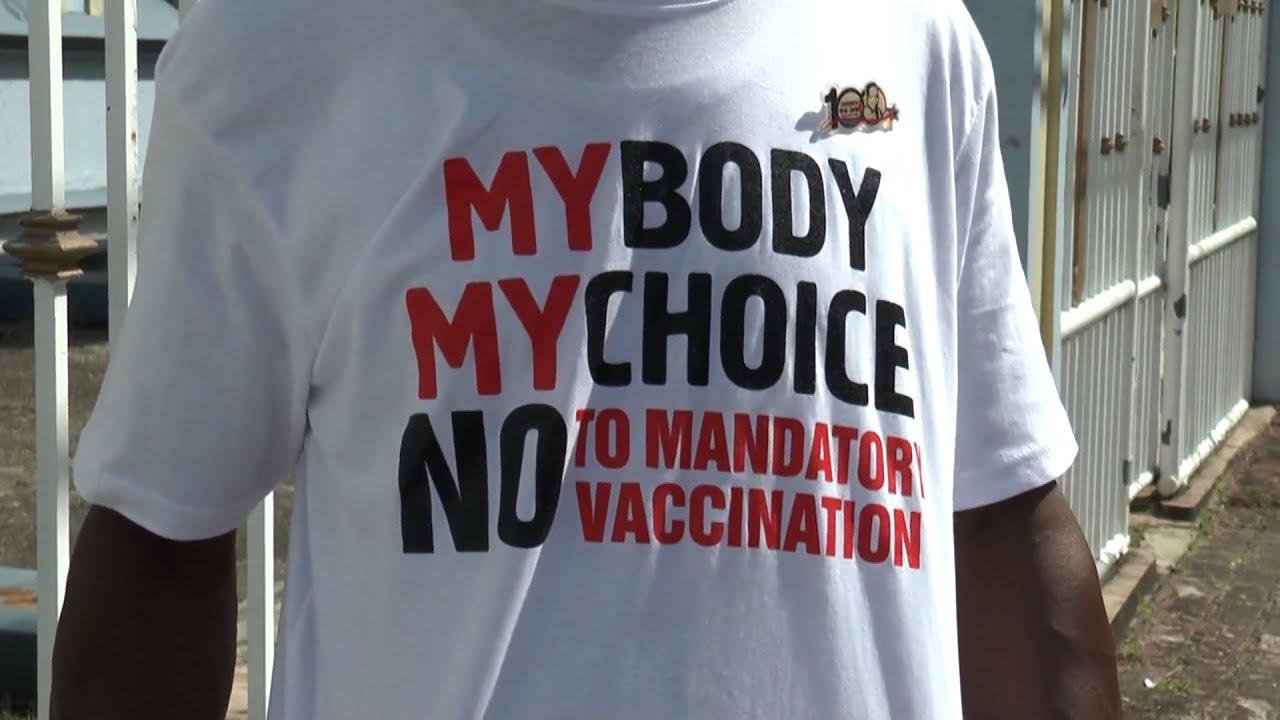 'My Body, My Choice' - Protestors March Against Mandatory Vaccination ...