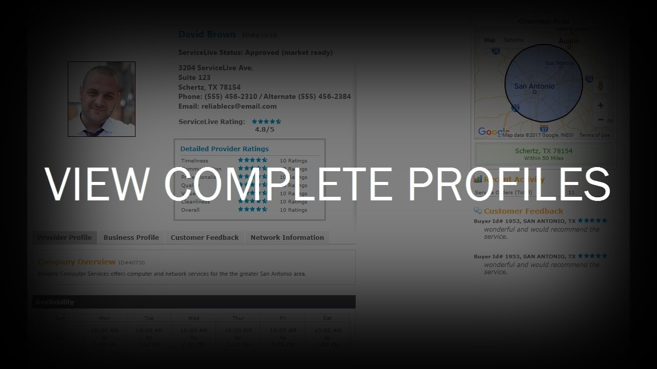 View Complete Profiles - YouTube