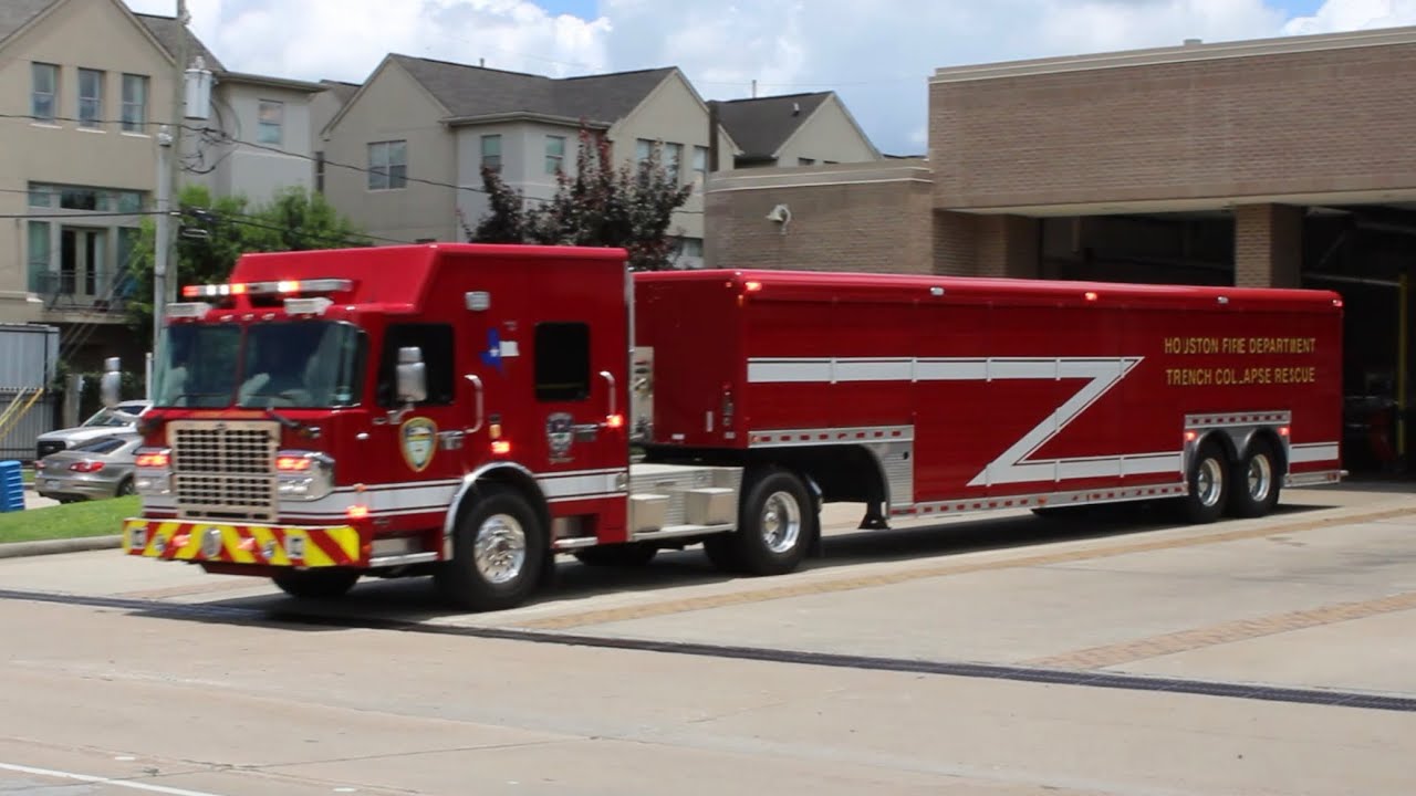 (Reserve Trailer) HFD Rescue 11 Responding, June 2024 - YouTube
