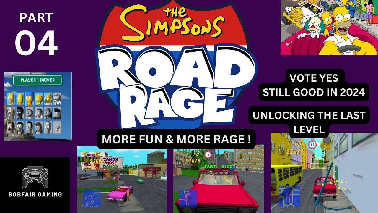 Simpsons Road Rage // Part 4 - Some Outrageous Driving, Bring on the ...
