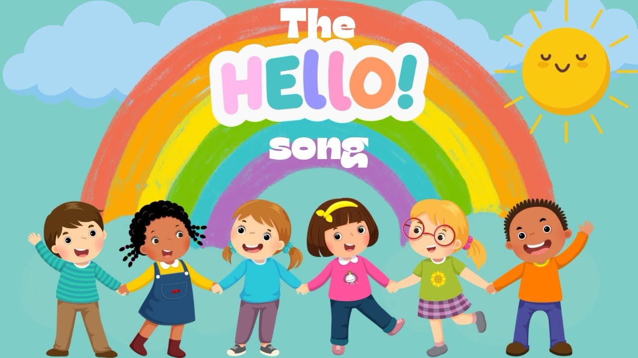 Hello Song - Toddler Greeting Song | Nursery Rhymes - YouTube