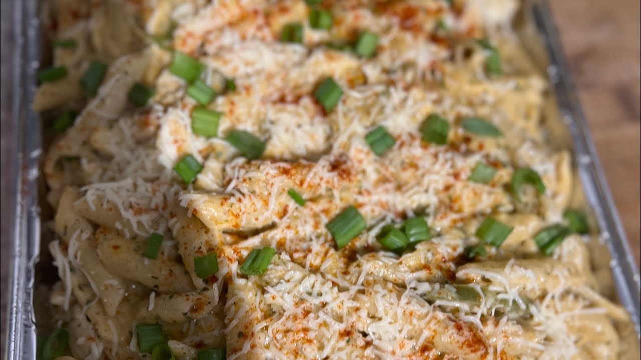 Quick lunch Shortcut Rasta pasta lunch for two - YouTube