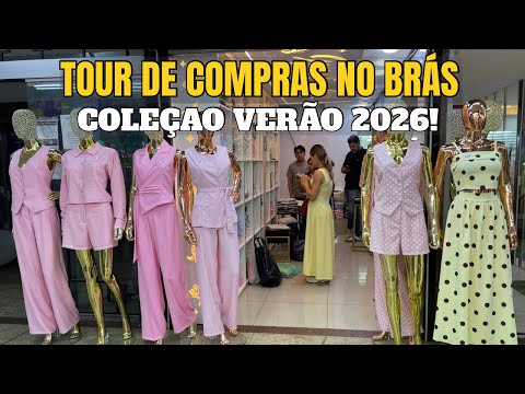  AS TENDÊNCIAS DE MODA VERÃO 2026, que já está explodindo nas vitrines das lojas do BRÁS.