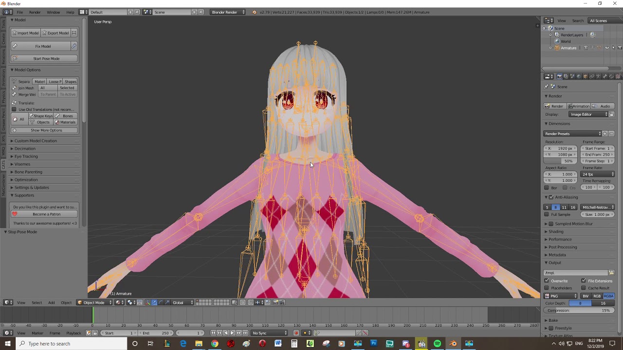 How I Weight Paint Tutorial Blender part 01 - YouTube
