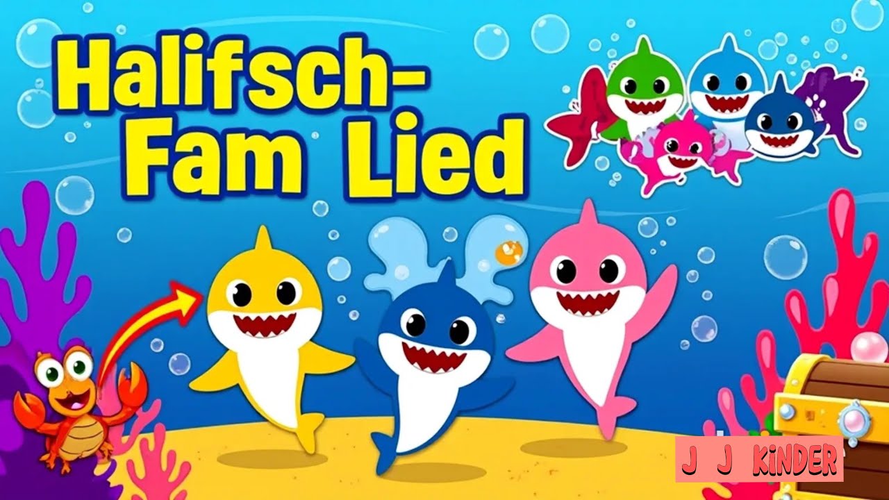 🎶 Haifisch-Familie Lied | Sing & Tanz mit Baby Hai! 🦈💙|kinder musik ...