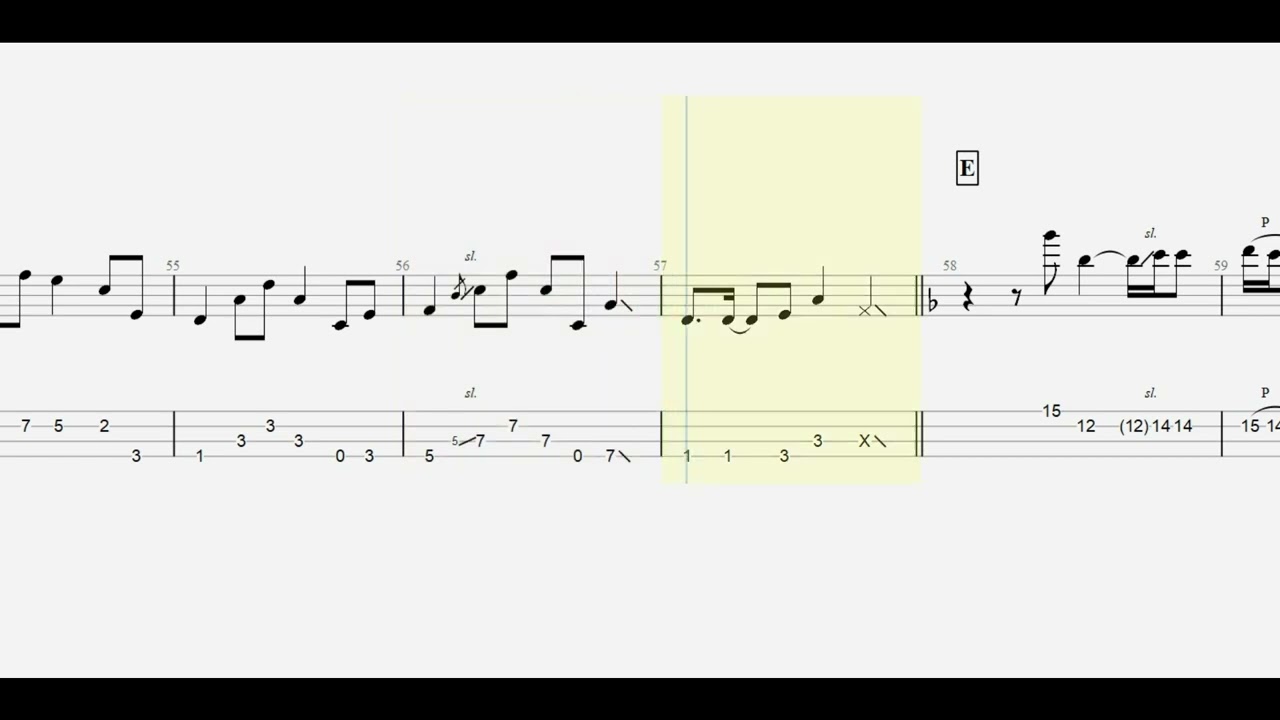 SPITZ. チェリー bass tab - YouTube