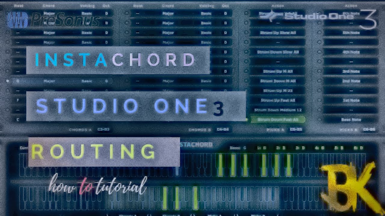 InstaChords Routing 🎼 🎹 | Studio One Pro 3.5 Routing | How to do it ...