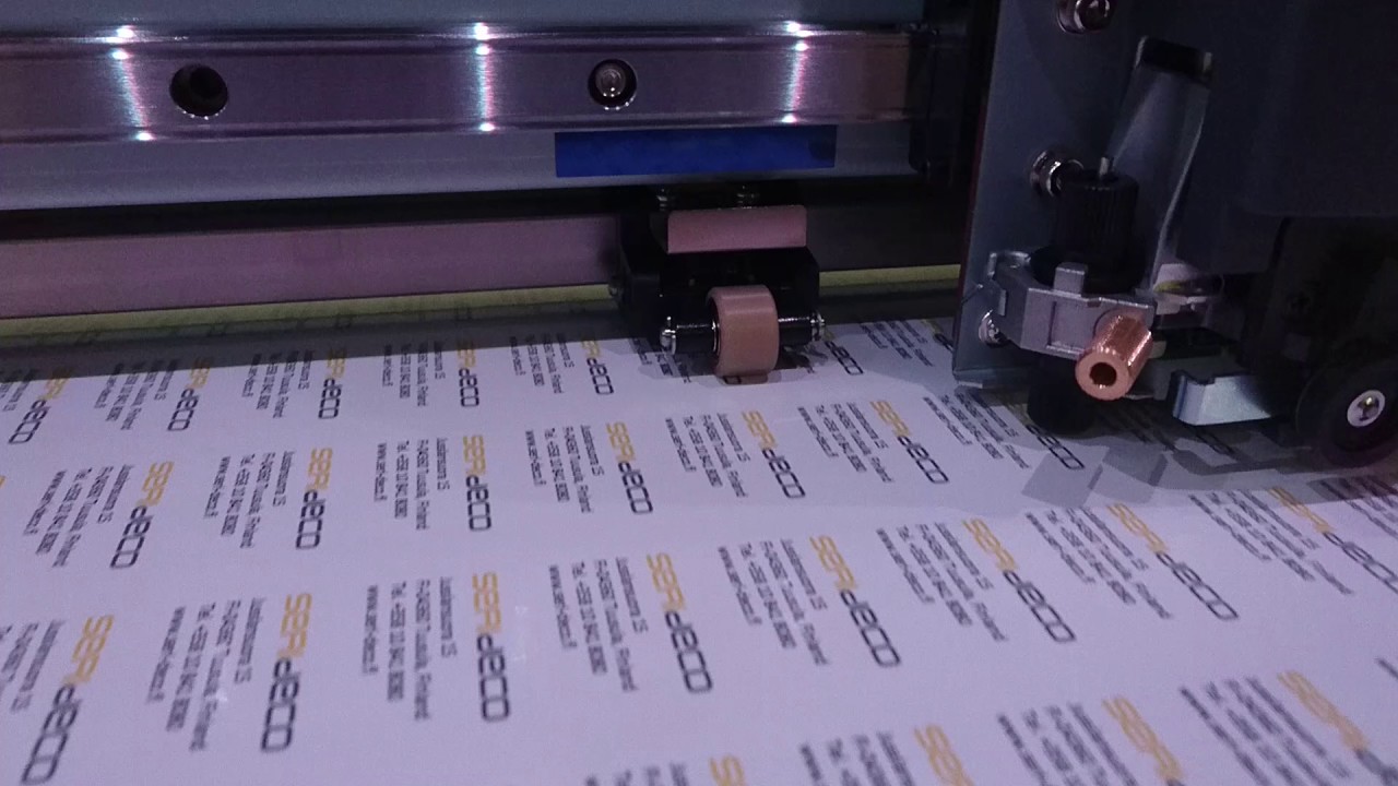 Roland Truevis VG-540 Print-Cut - YouTube